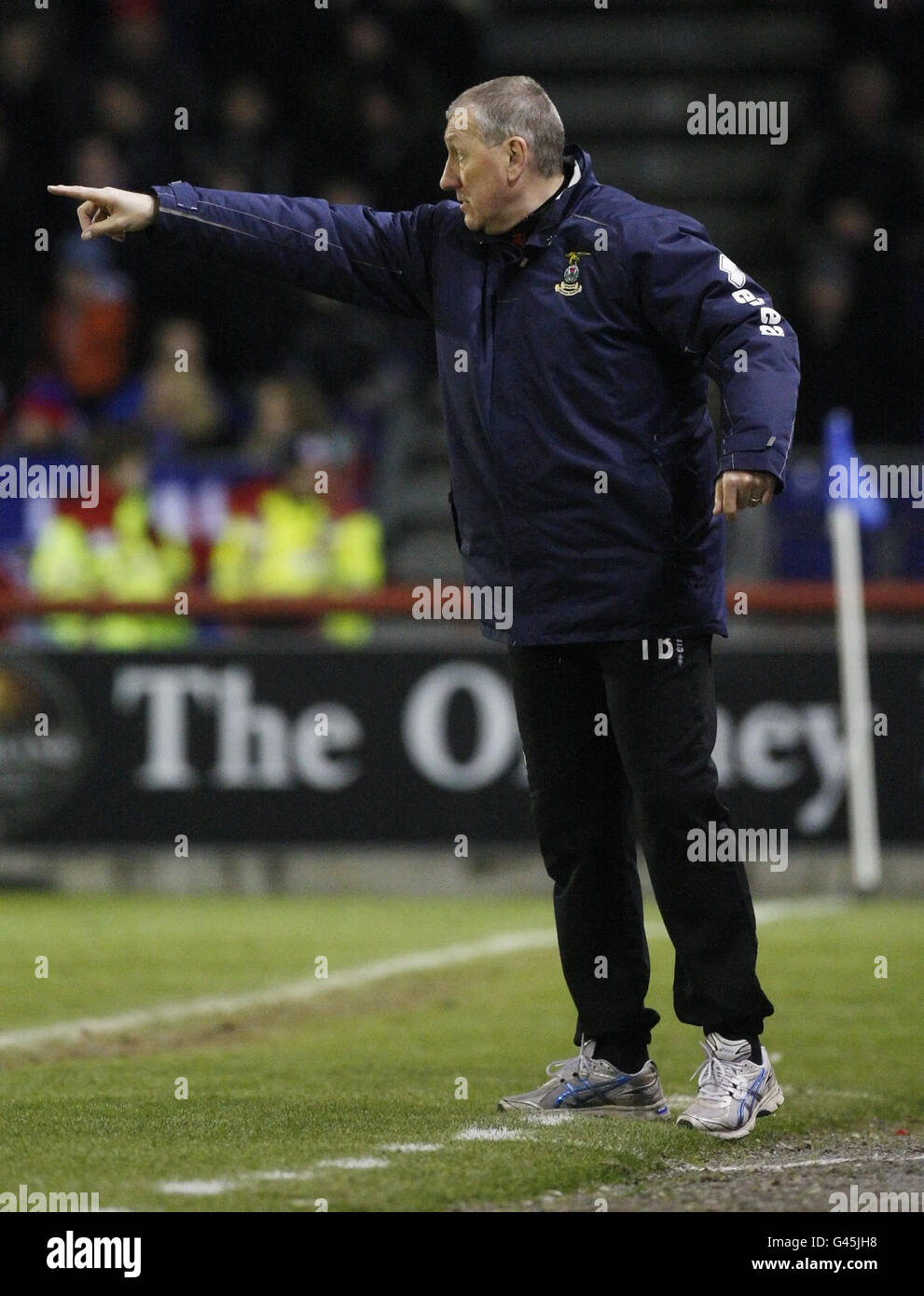 Inverness manger Terry Butcher during the Scottish Cup Sixth Round ...