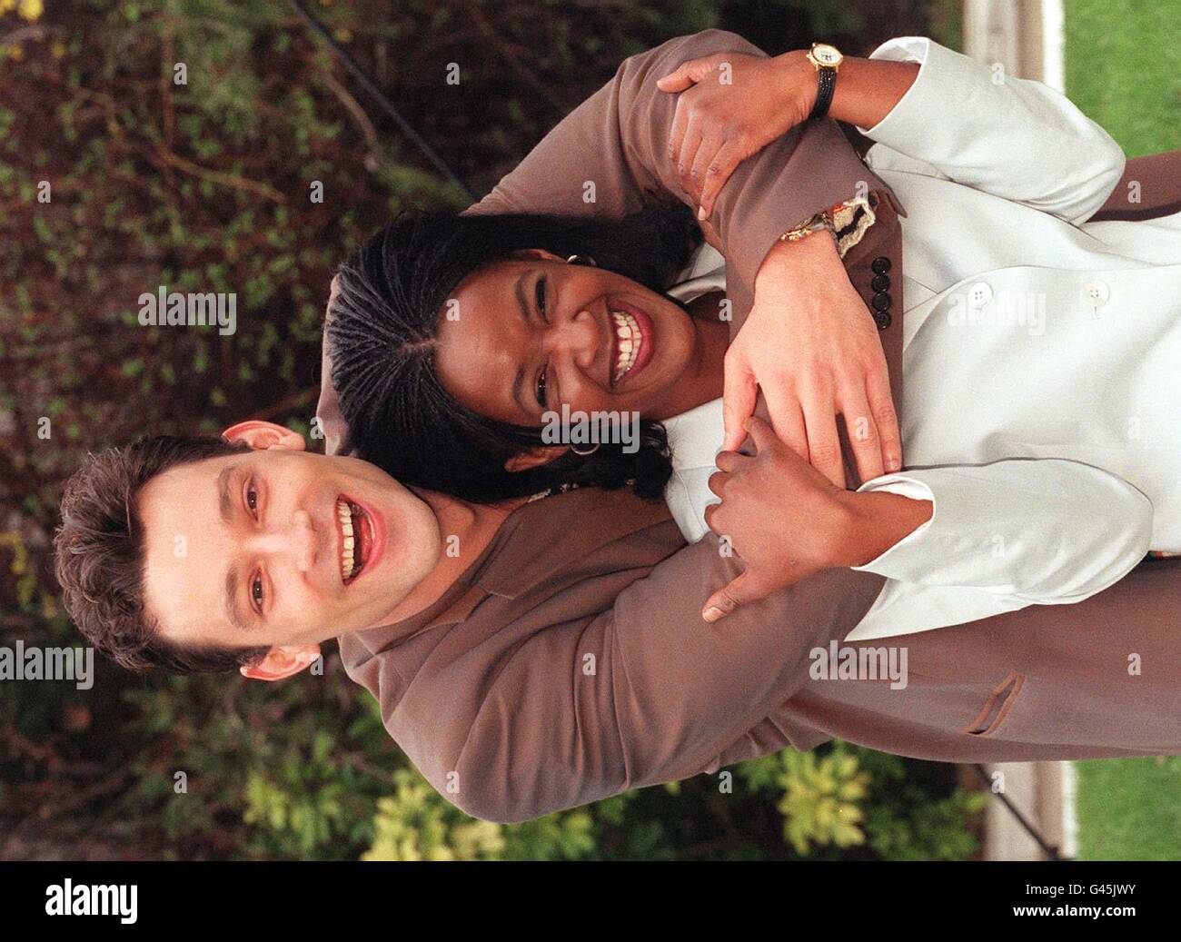 Diane-Louise Jordan and Toby Anstis, hosts of 'Bright Sparks' at the ...