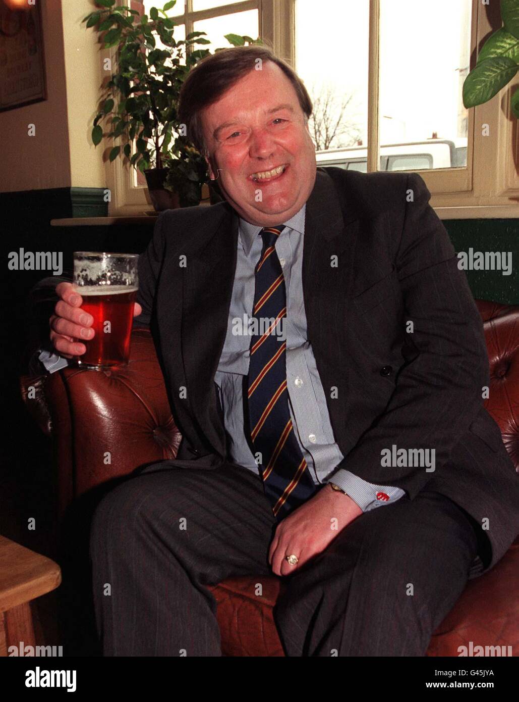 Kenneth Clarke beer 2 Stock Photo - Alamy