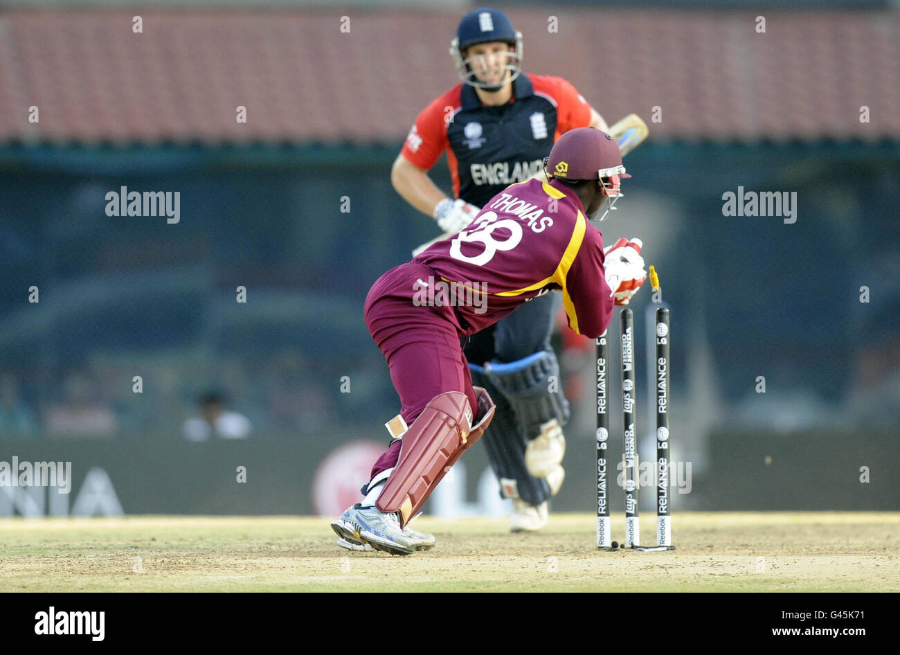 Devon thomas cricket hi-res stock photography and images - Alamy