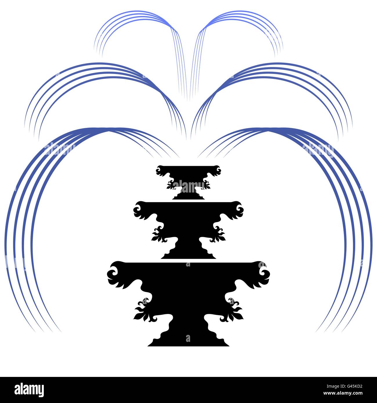 Blue water ramble Stock Vector Images - Alamy
