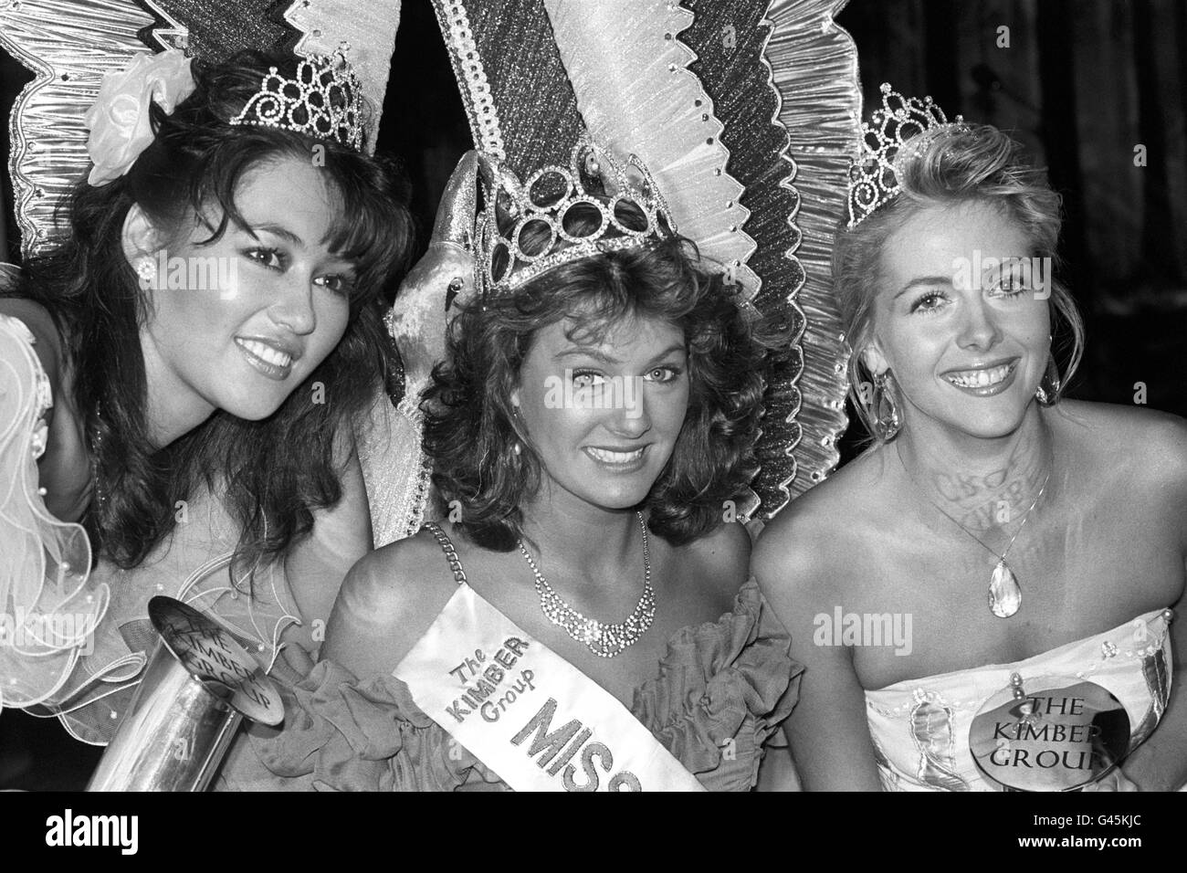 Seventeen year old Kirsty Roper from Manchester (centre) after being ...