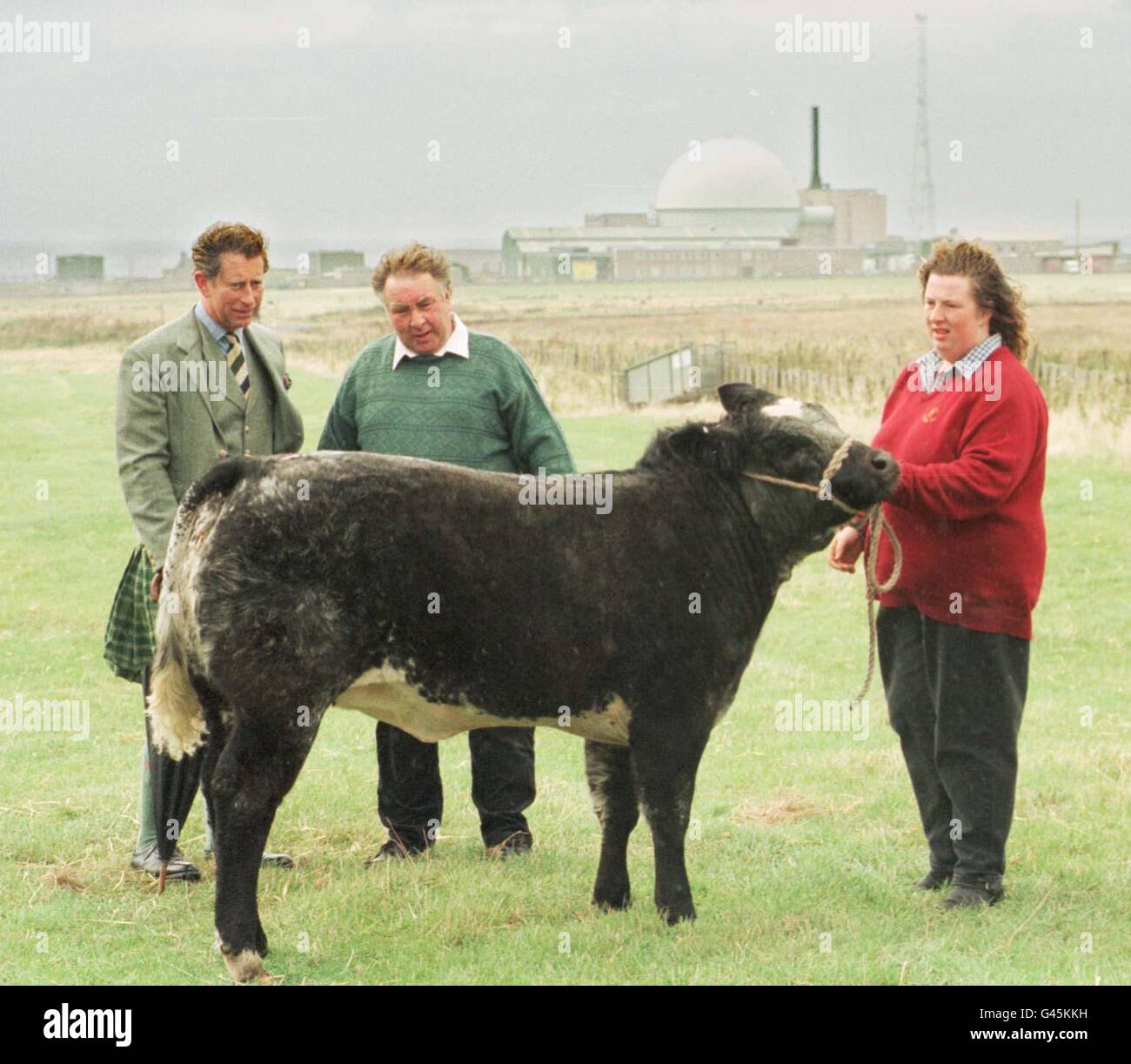 The Prince of Wales talks with Adam Gunn, today (Thursday) who owns a ...