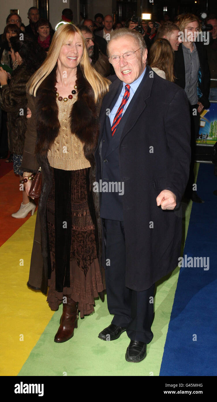 Sir David Frost and his wife Lady Carina Fitzalan-Howard arrive at a ...