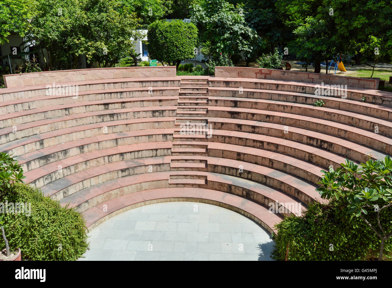 An amphitheatre surrounded with trees Stock Photo - Alamy