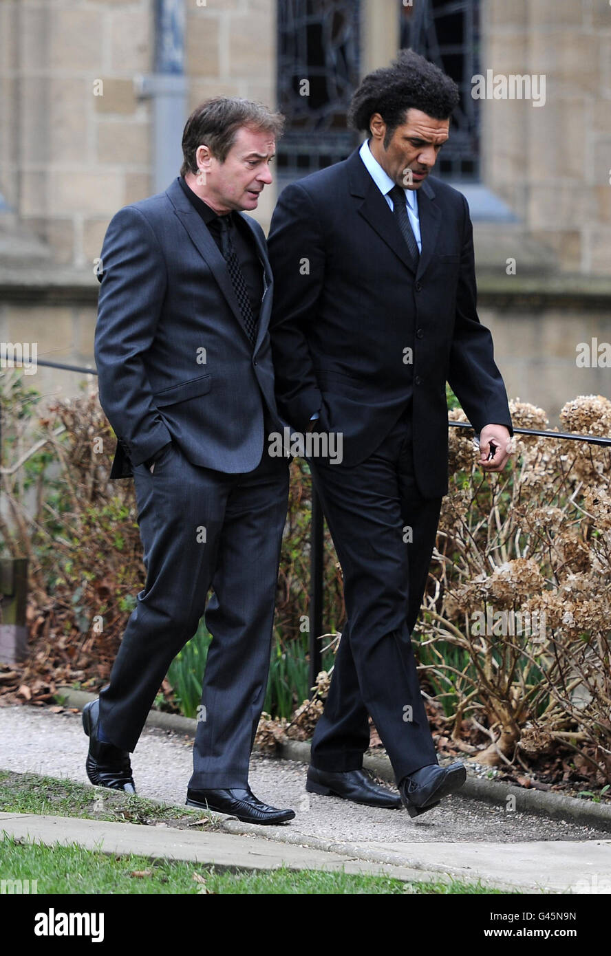 Soccer - Dean Richards Funeral - Bradford Cathedral Stock Photo - Alamy