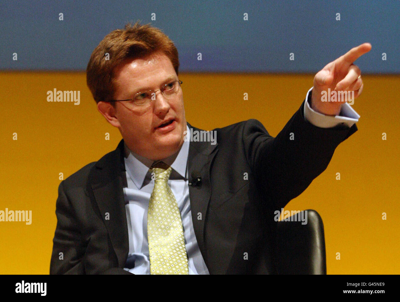 Chief Secretary to the Treasury Danny Alexander takes questions at the ...