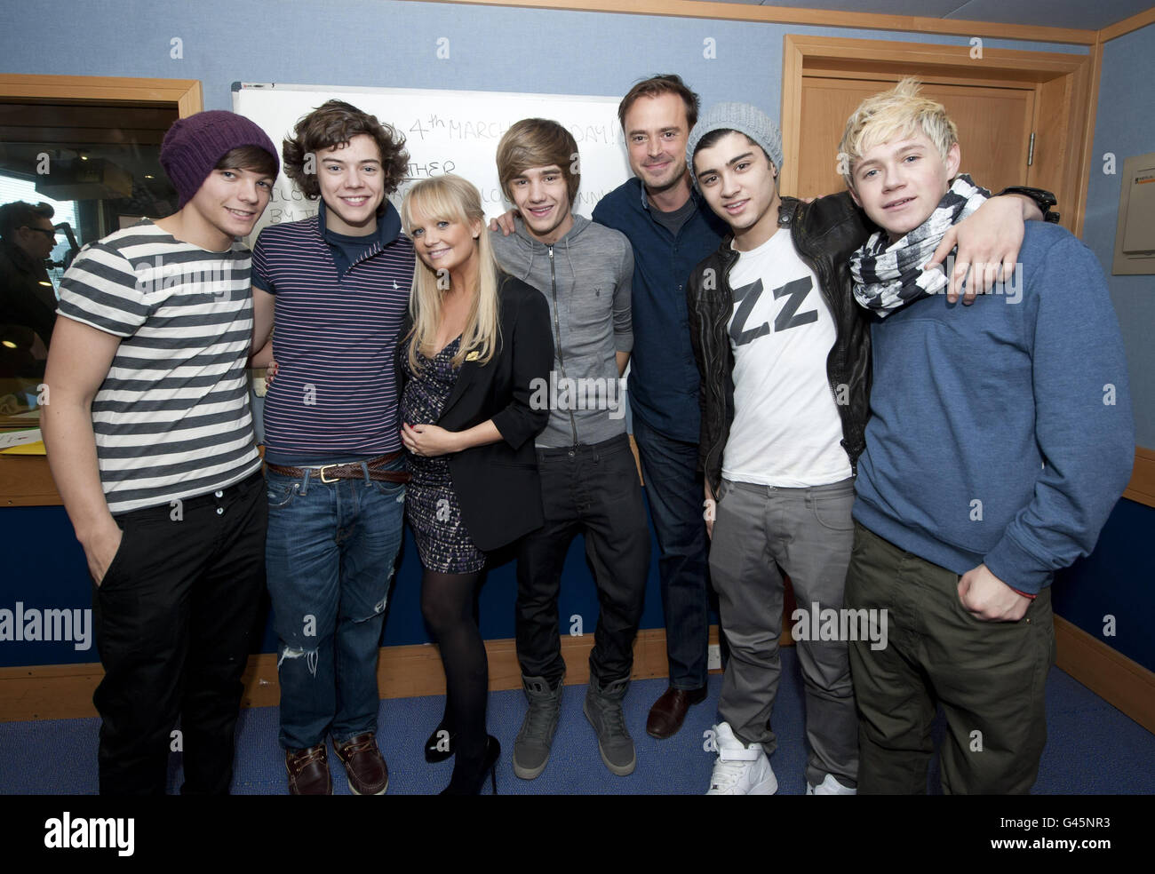 One Direction (Left to Right: Louis Tomlinson, Harry Styles, Liam Payne ...