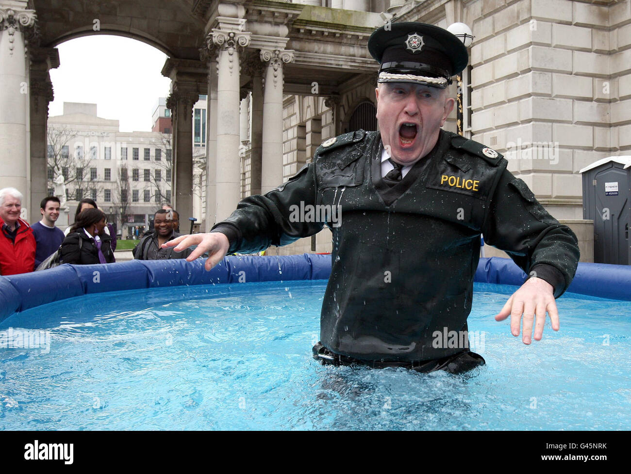 Assistant Chief Constable Duncan McCausland, takes a plunge for local ...