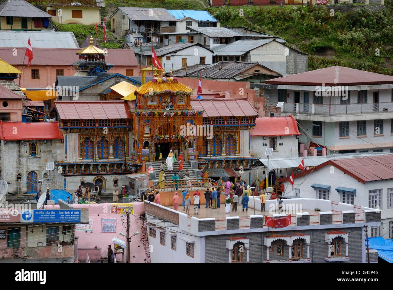 Lord vishnu badrinath temple hi-res stock photography and images - Alamy