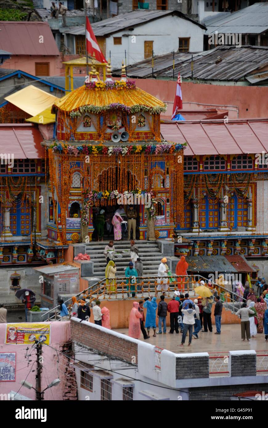 Lord vishnu badrinath temple hi-res stock photography and images - Alamy