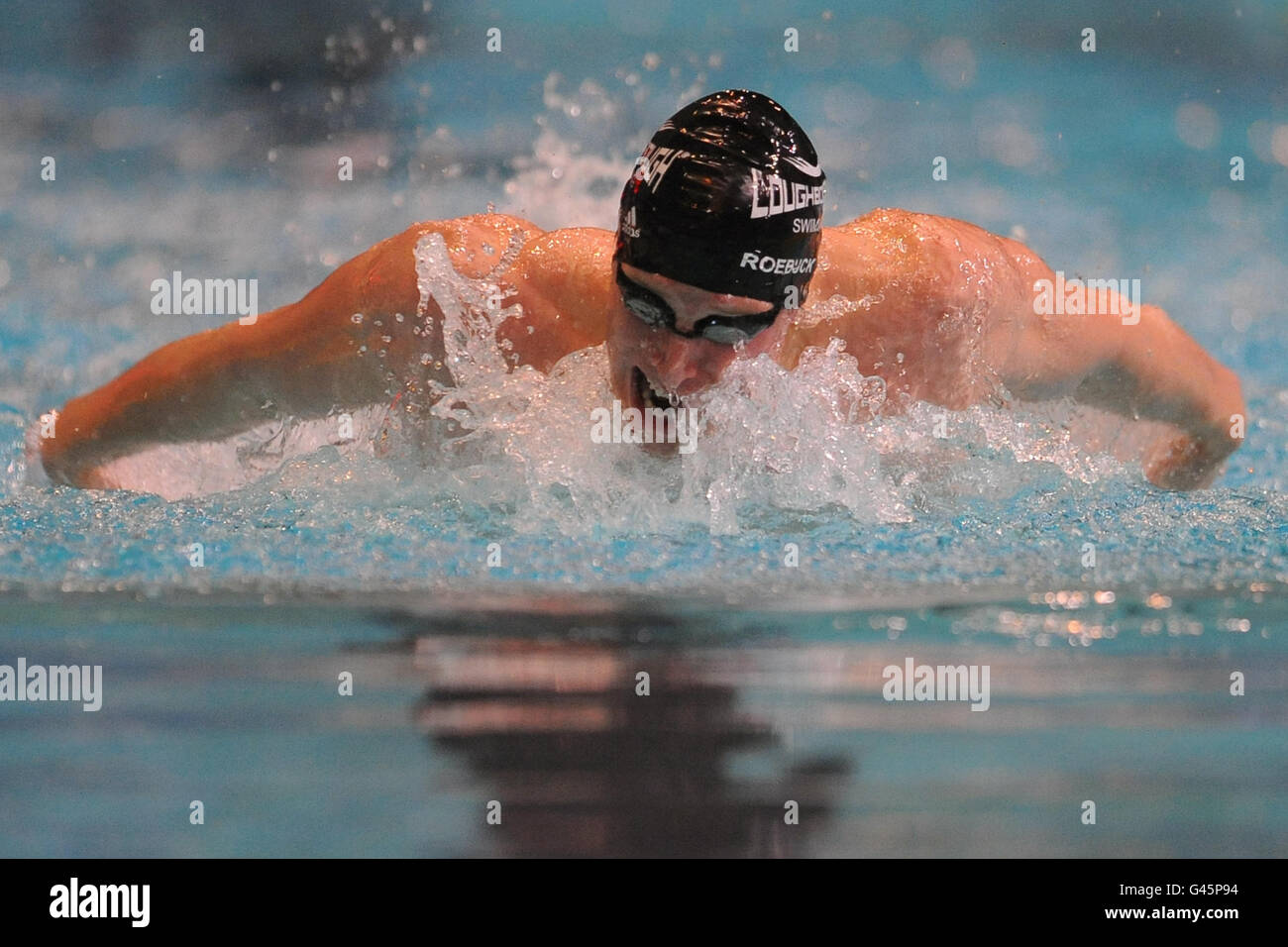 Loughborough University's Joseph Roebuck during the Men's Open 200m ...