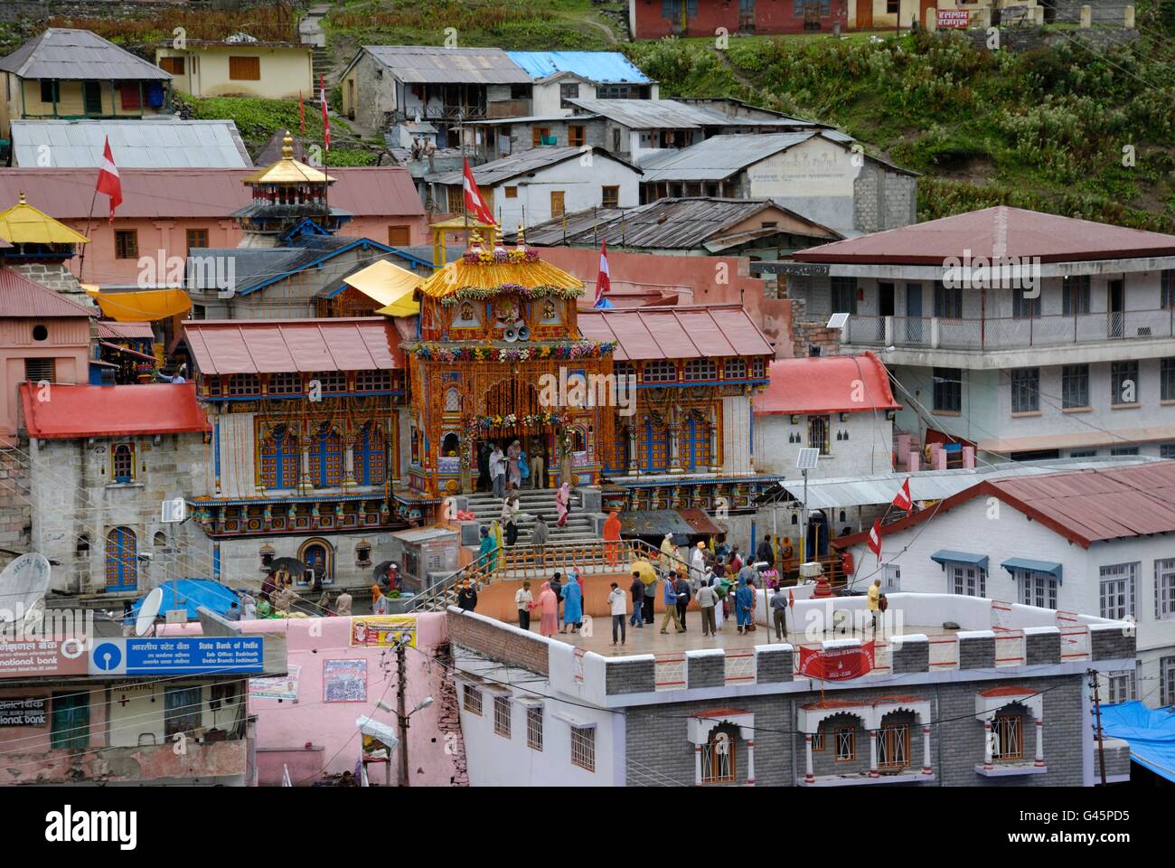 Lord vishnu badrinath temple hi-res stock photography and images - Alamy