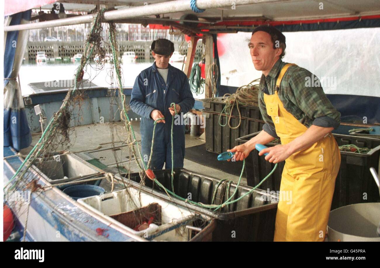 French trawlermen hi-res stock photography and images - Alamy