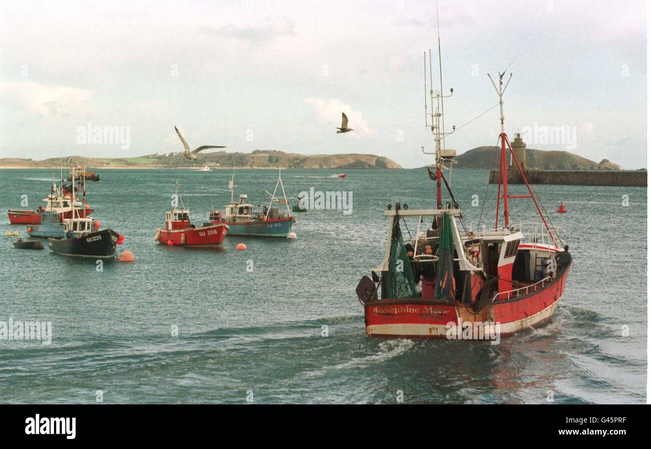 French trawlermen hi-res stock photography and images - Alamy