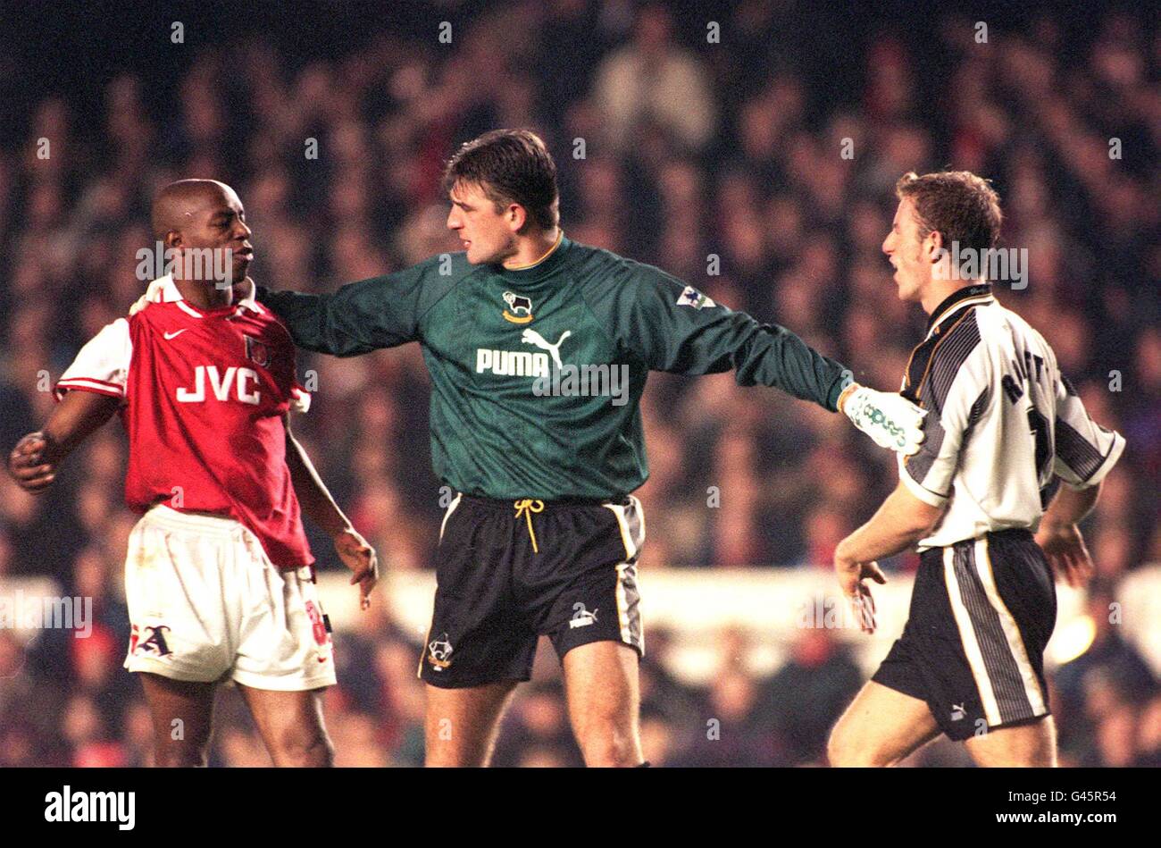 Arsenal Wright fight Stock Photo - Alamy