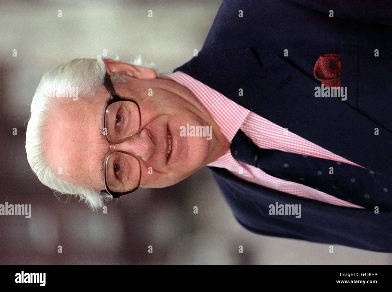 Sir John Gorst, pictured outside his London home today (Sat), after he ...