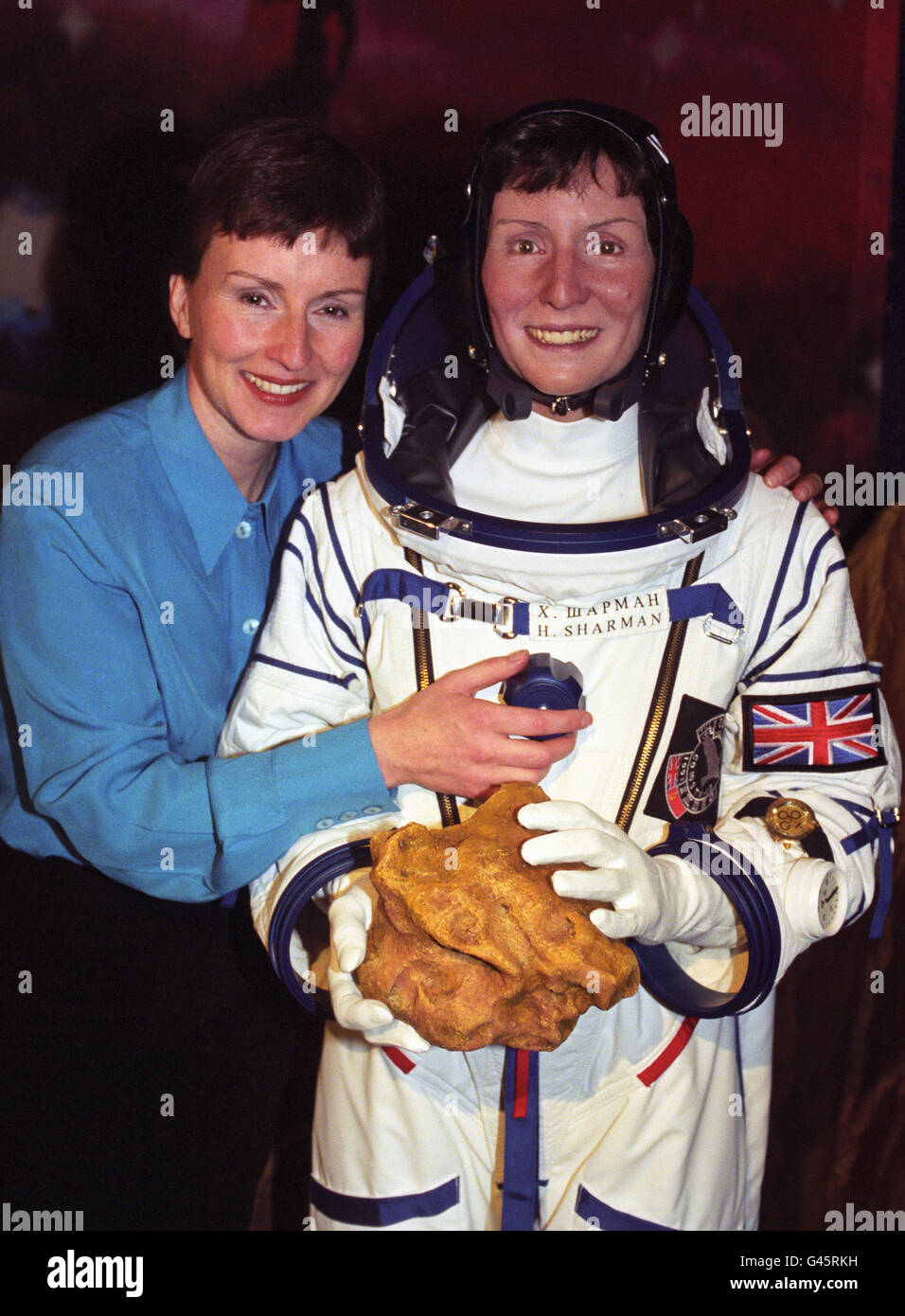 Britain's first astronaut Helen Sharman unveils her wax figure at The ...