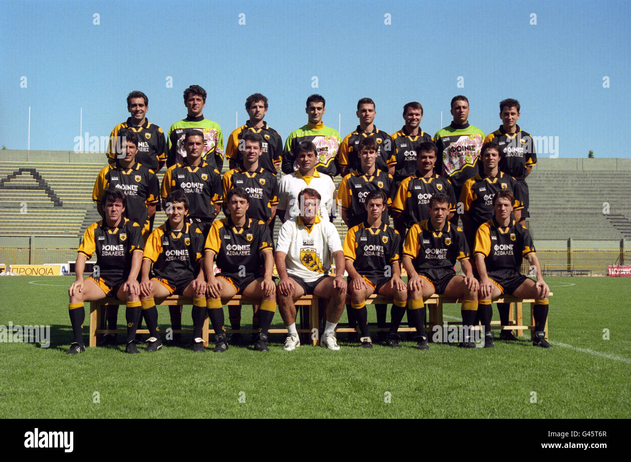 Aek athens team group hi-res stock photography and images - Alamy
