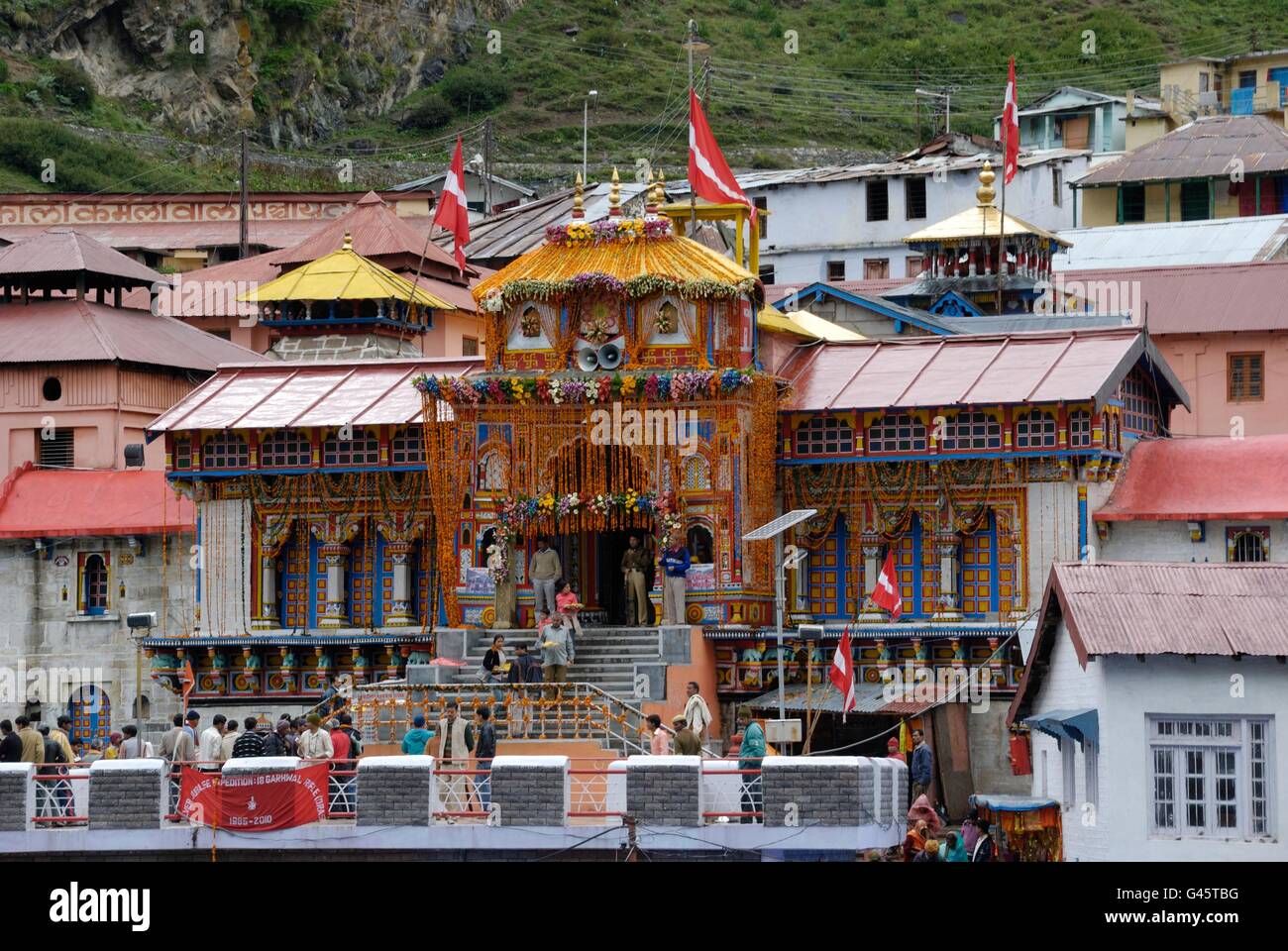 Lord vishnu badrinath temple hi-res stock photography and images - Alamy