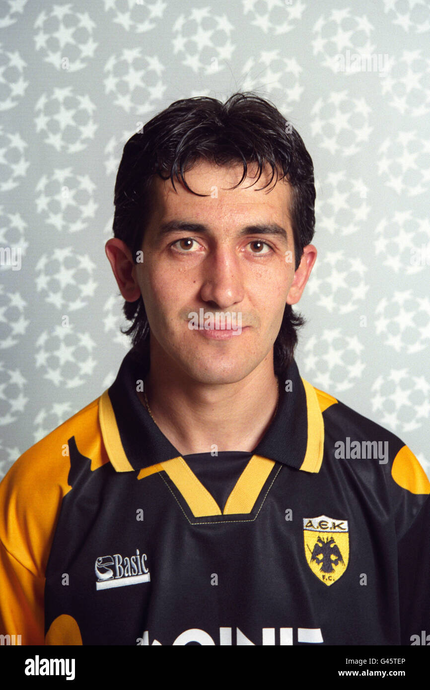 Soccer - UEFA Champions League - AEK Athens Stock Photo - Alamy