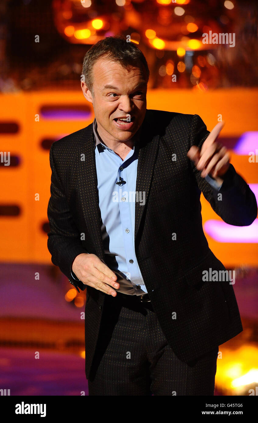Host graham norton filming graham norton show hi-res stock photography ...