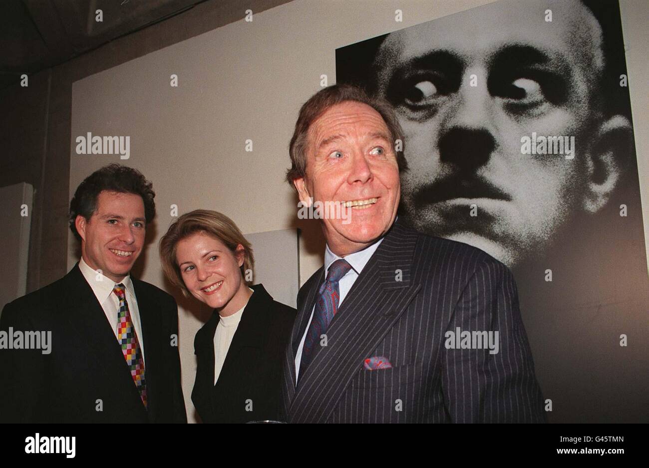 With her son viscount linley and his wife serena hi-res stock ...