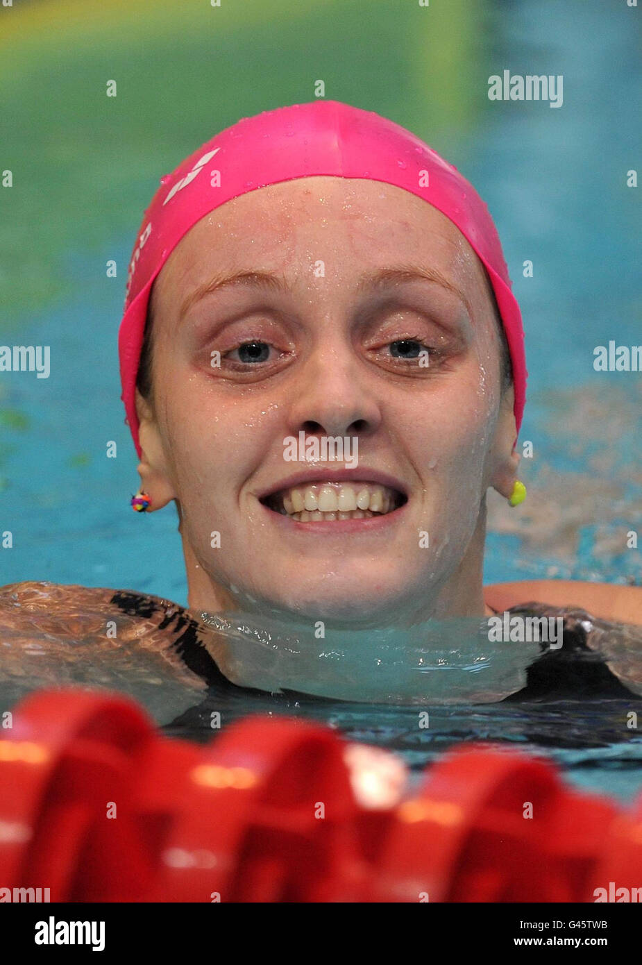 Francesca Halsall after winning her heat of the Womens 50m Freestyle ...
