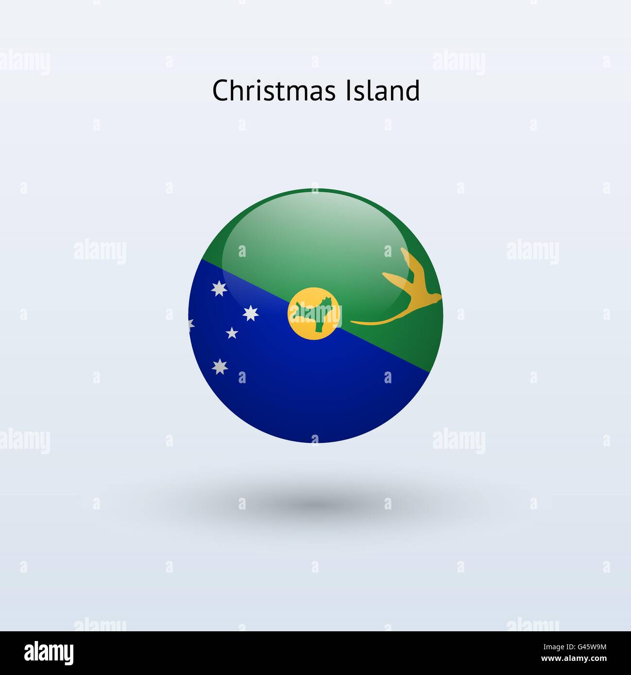 National flag of the christmas island hi-res stock photography and ...