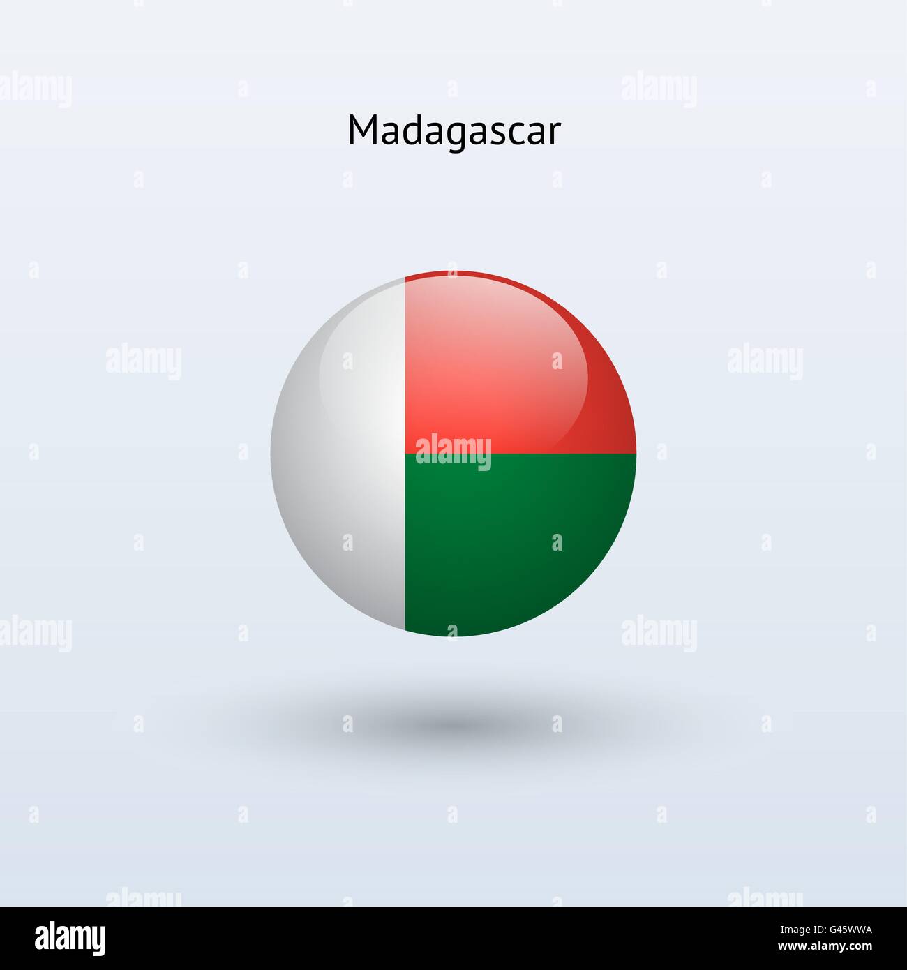 Madagascar flag waving Stock Vector Images - Alamy