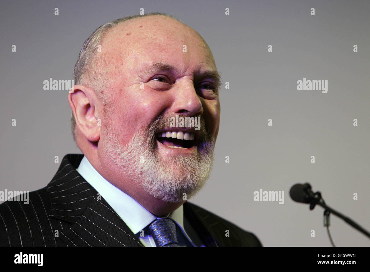 Independent Senator David Norris during his launch for his campaign for ...