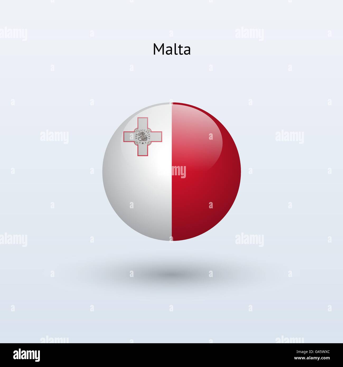 Malta waving flag Stock Vector Images - Alamy