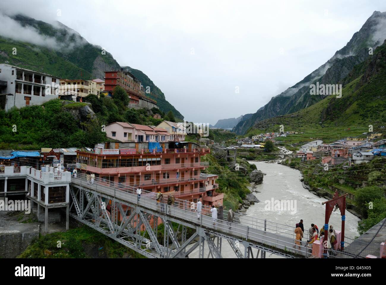 Lord vishnu badrinath temple hi-res stock photography and images - Alamy