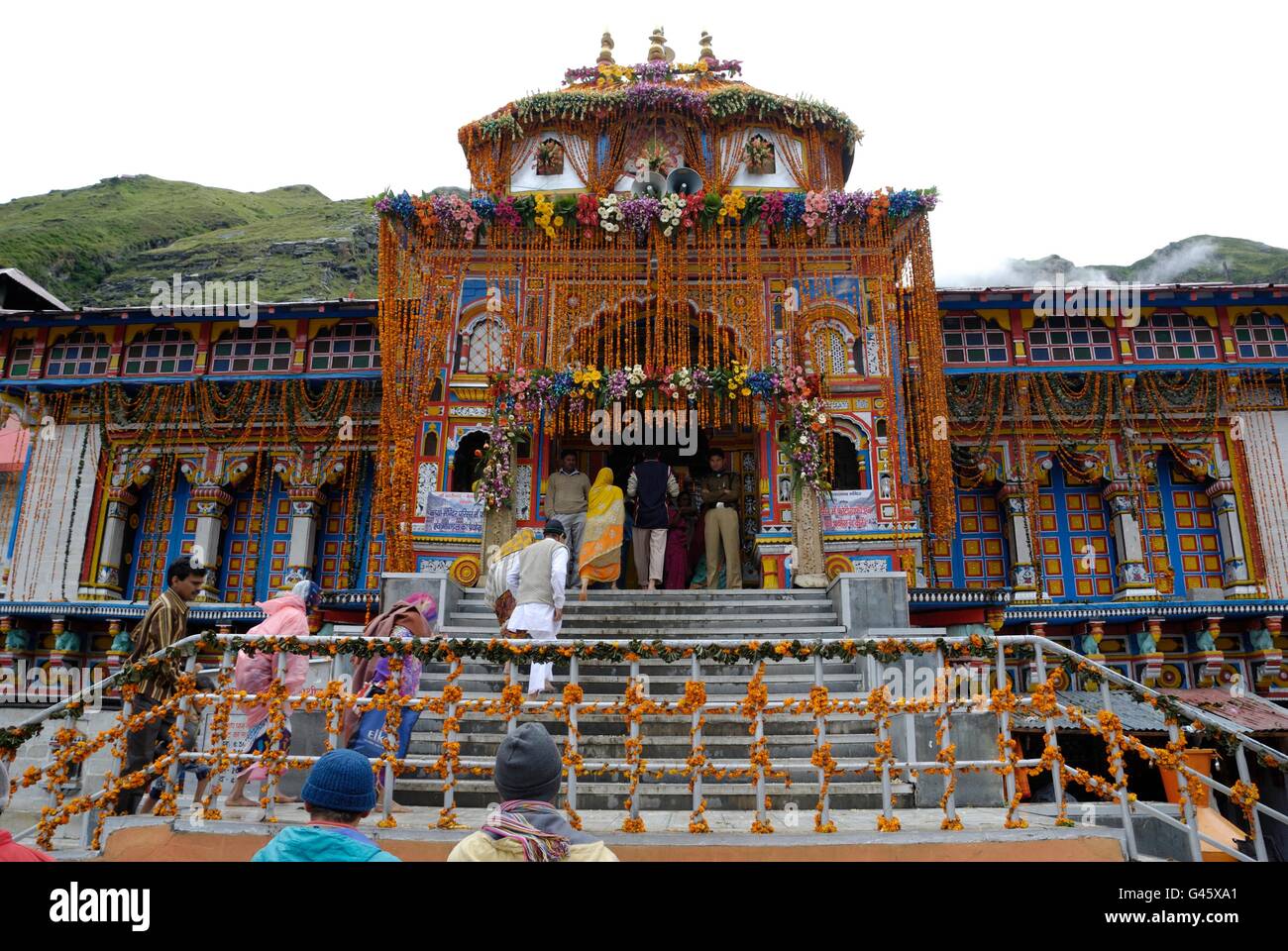 Lord vishnu badrinath temple hi-res stock photography and images - Alamy