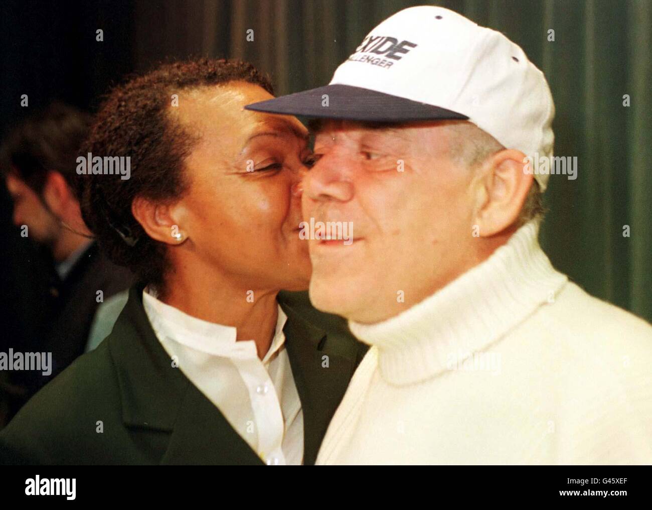 Rescued yatchsman Tony Bullimore as he arrived at Heathrow Airport this ...