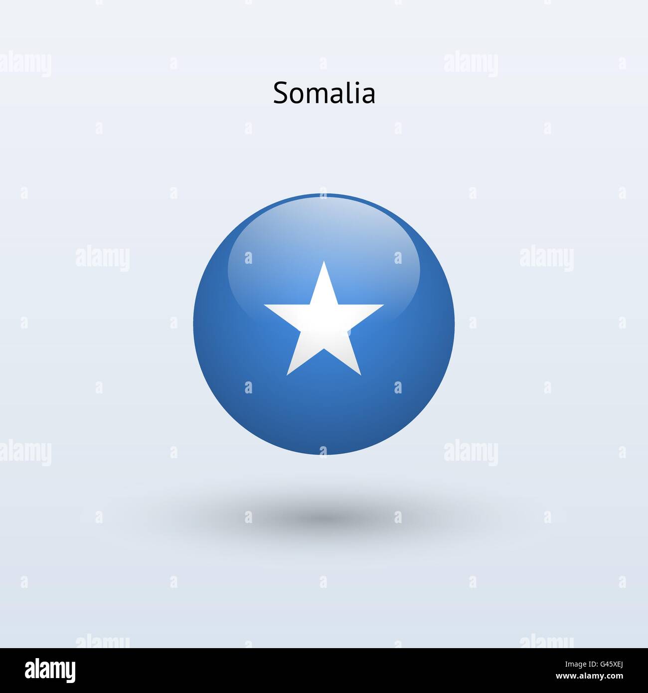 Flag somalia somalia circle hi-res stock photography and images - Alamy