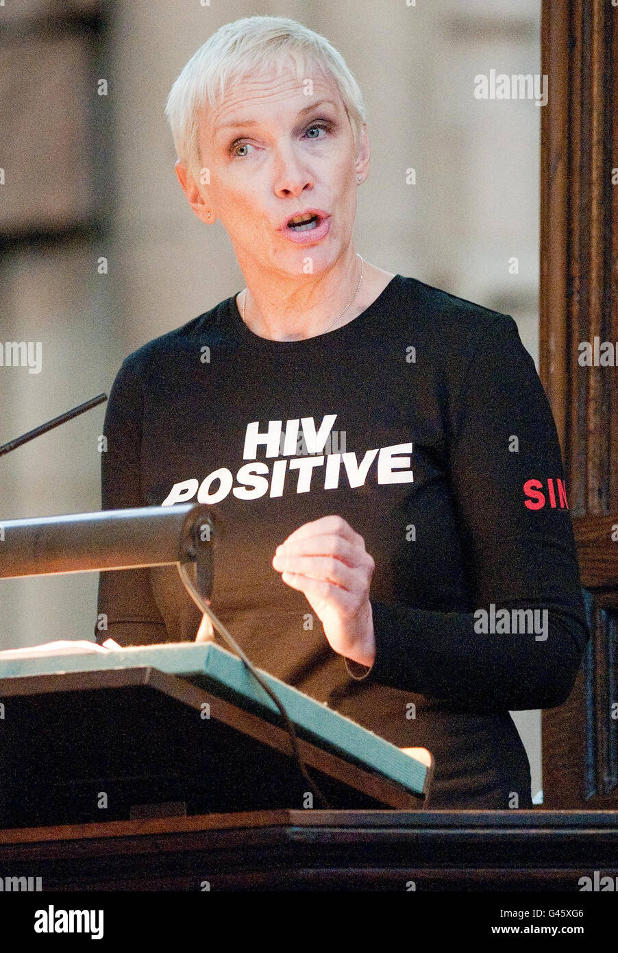 Singer Annie Lennox speaks about her experiences of the fight against ...