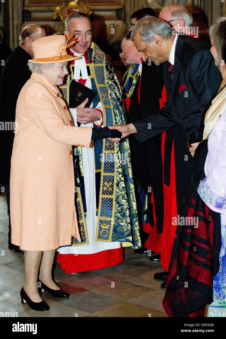 Commonwealth observance day westminster abbey queen elizabeth ii london ...