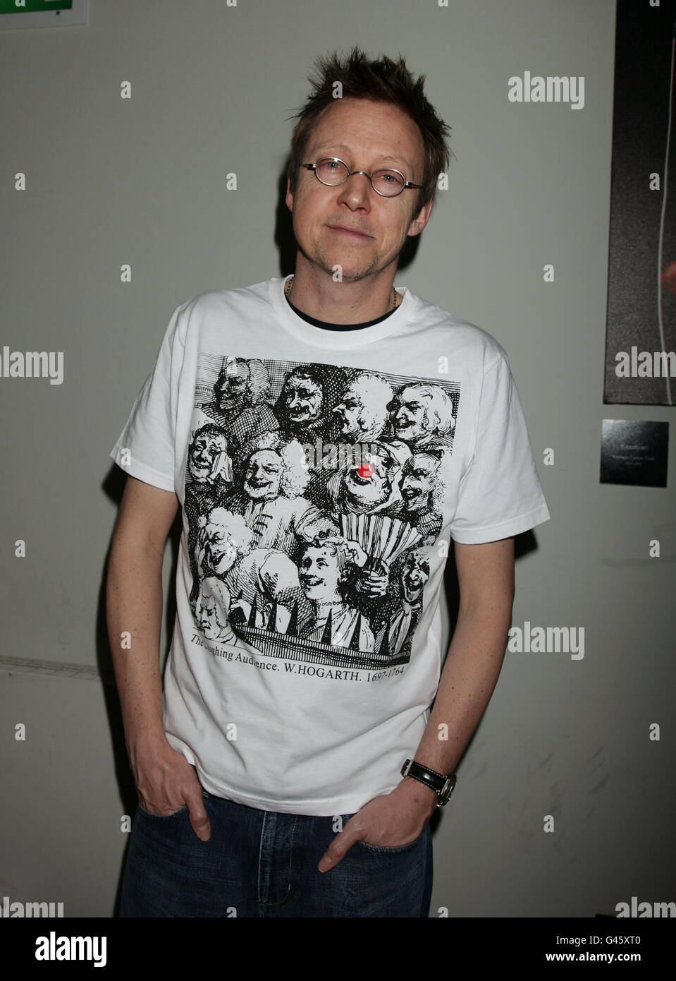 Simon Mayo during a BBC Radio 3 fundraiser for Comic Relief, which ...