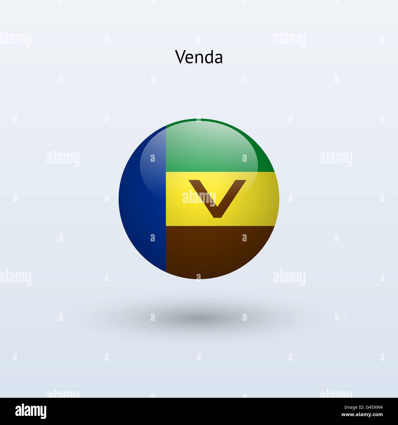 Venda round flag. Vector illustration Stock Vector Image & Art - Alamy