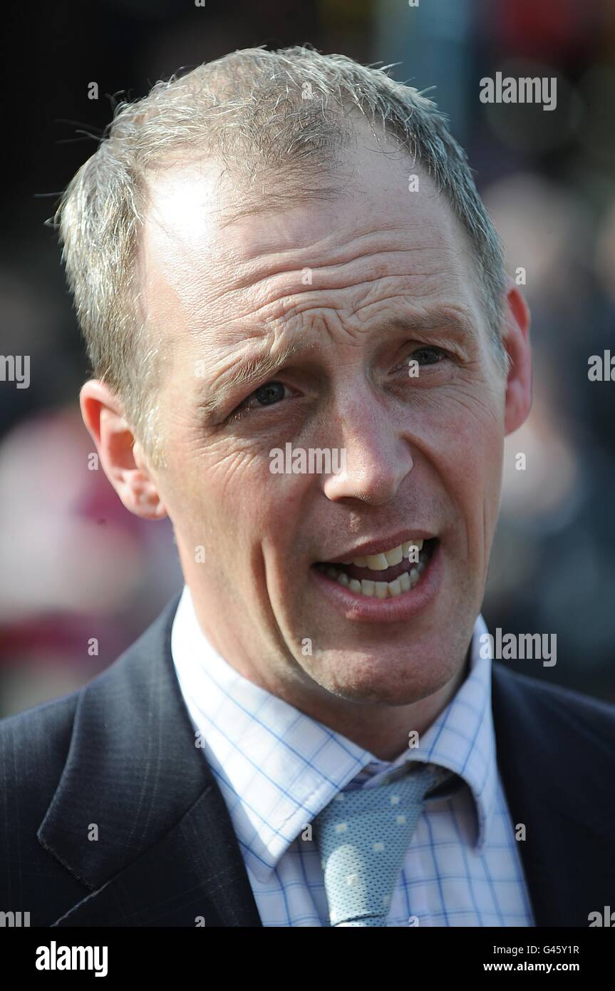 Winning trainer David Pipe after Conor O'Farrell's victory on Buena ...