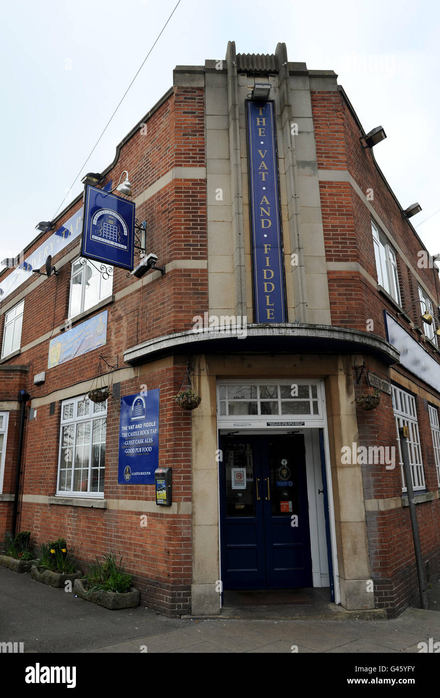 General view of the Castle Rock brewery in Nottingham that has ...