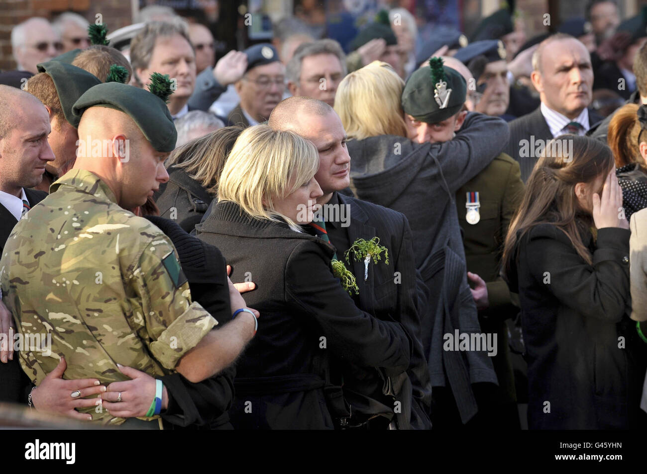 Repatriation of fallen serviceman Stock Photo - Alamy