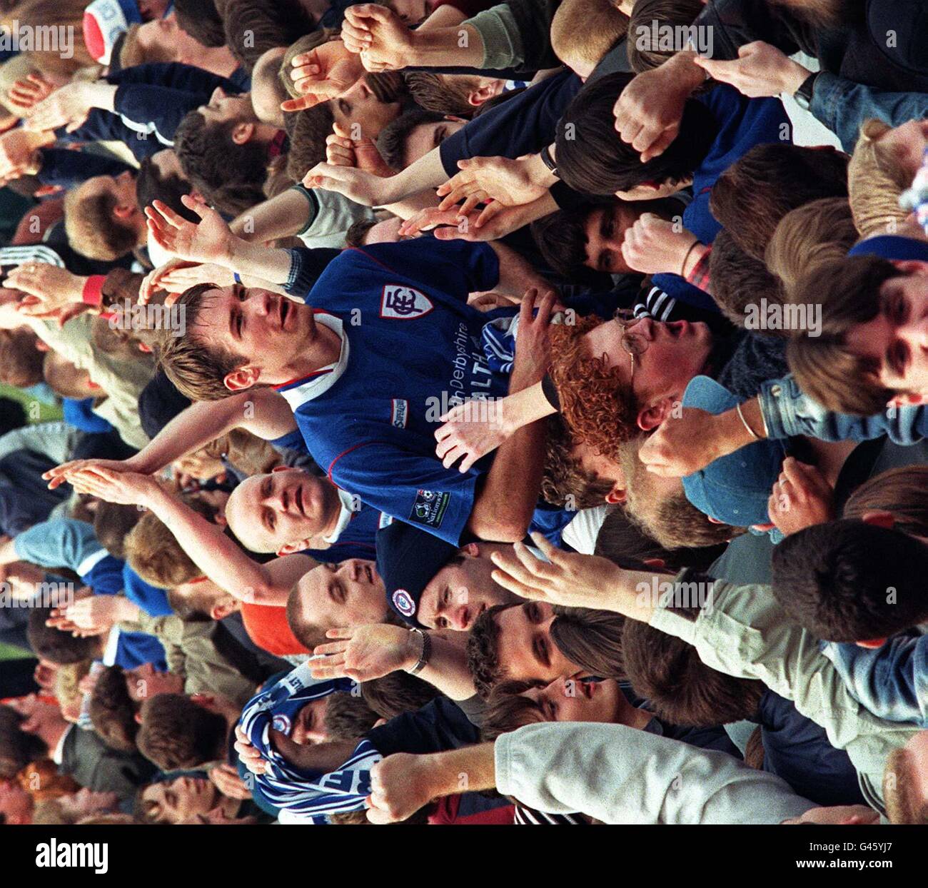 Chesterfield celebrates as Jonathan Howard is carried shoulder high ...