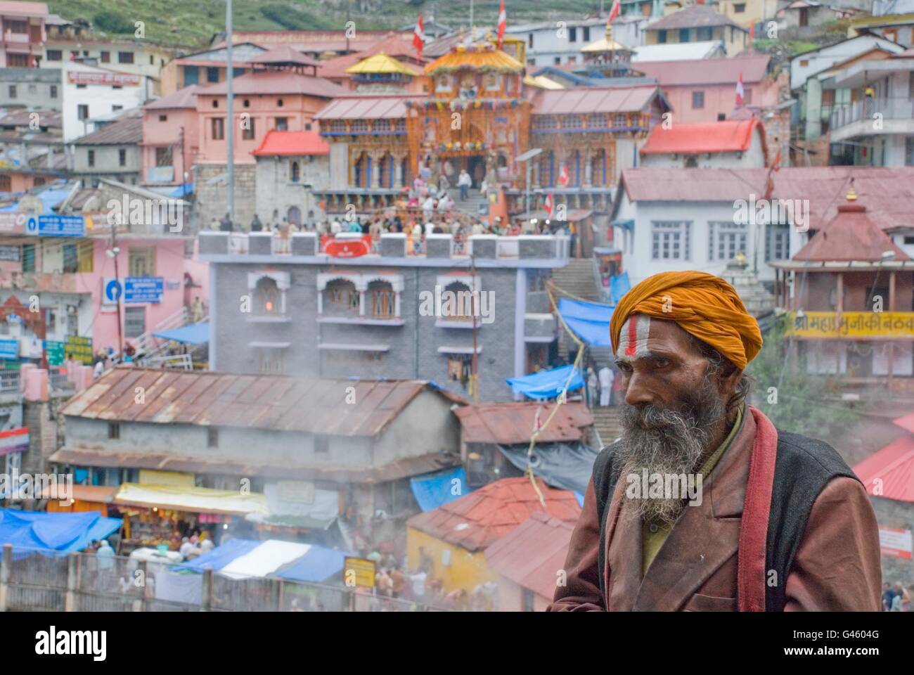 Lord vishnu badrinath temple hi-res stock photography and images - Alamy