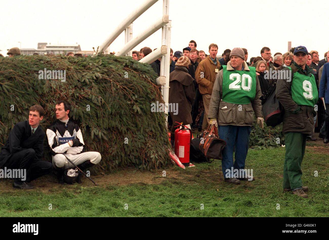 Disappointment for jockey Robbie Supple who sits behind the first Grand ...