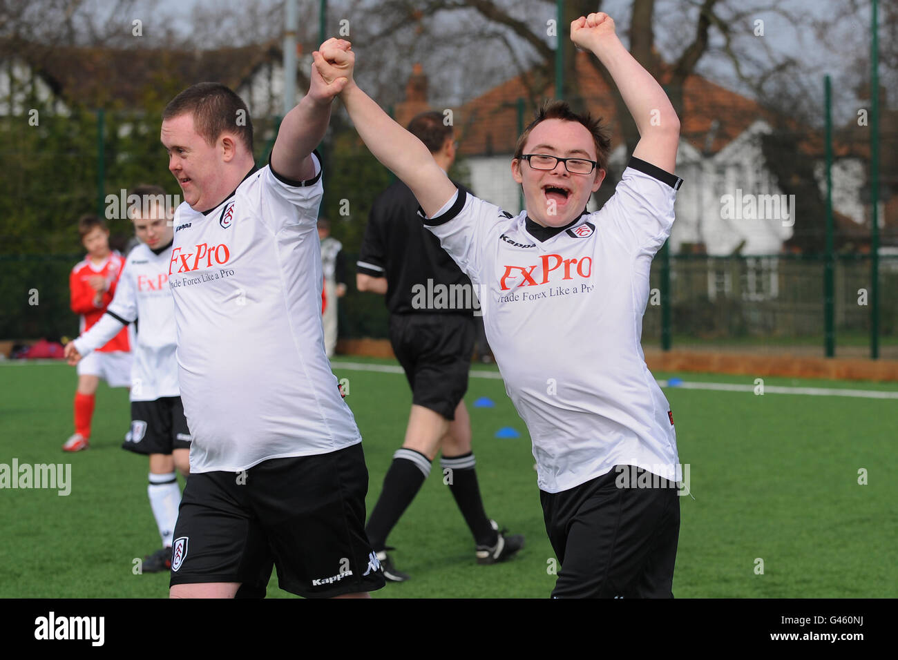Soccer - Down's Syndrome Football Tournament - Motspur Park. Fulham ...