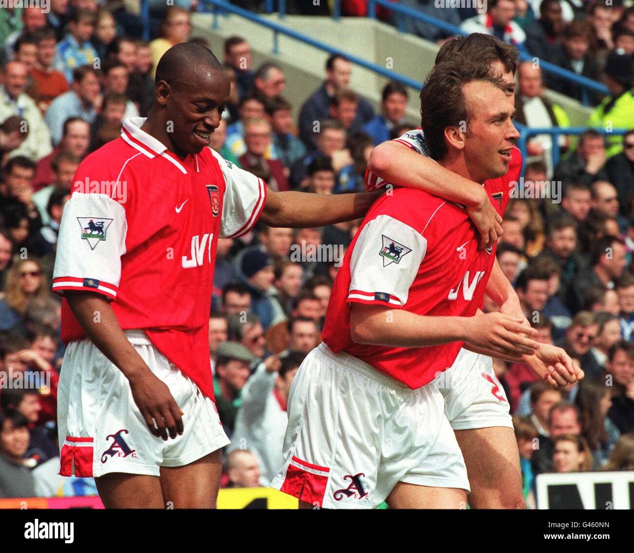 Sport football sptup david platt ian wright hi-res stock photography ...