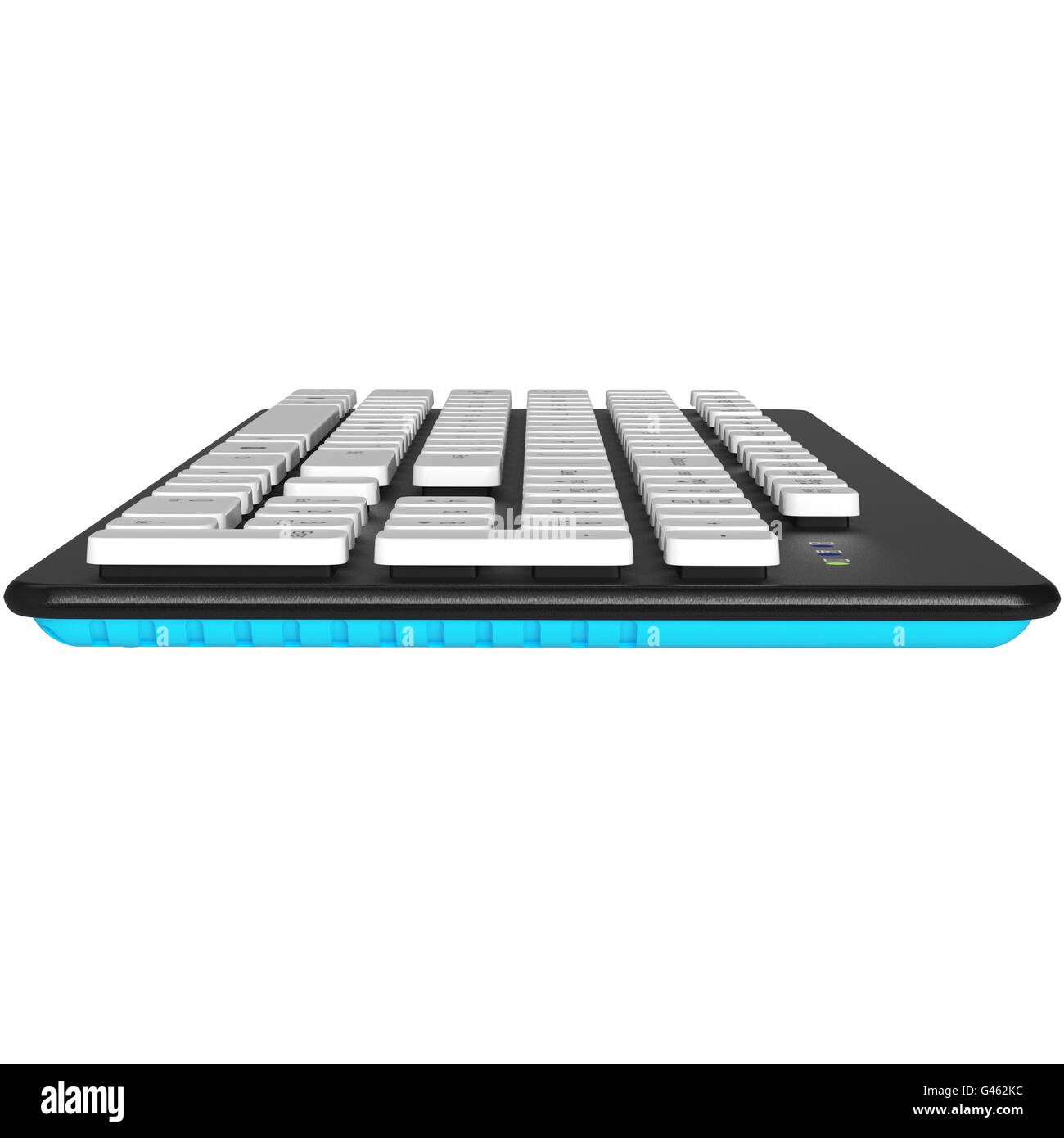 Keyboard, buttons, letters. 3D graphic Stock Photo - Alamy