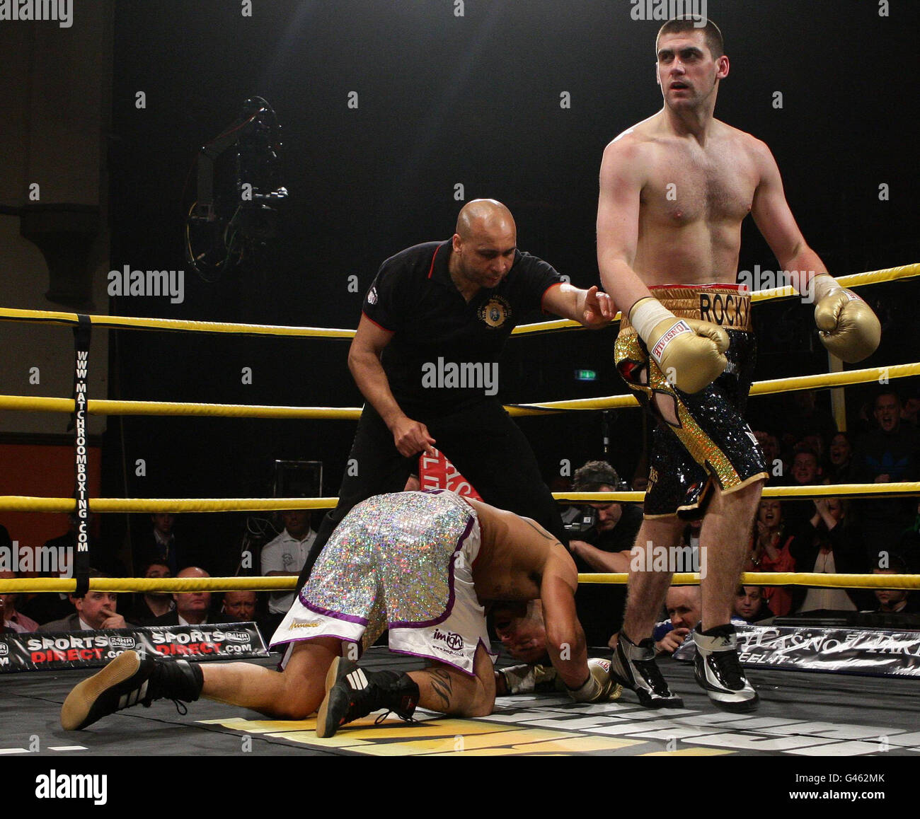 Boxing - Prizefighter - Super-Middleweights - Liverpool Olympia Stock ...